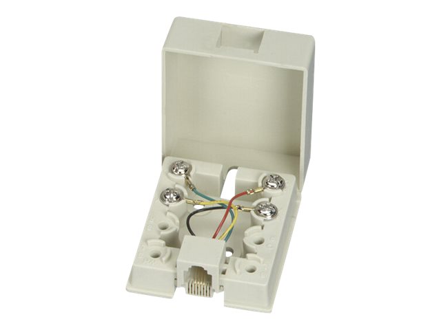WALLMOUNT BLOCK - RJ11, 4-WIRE | Overview, Specs, Details | SHI