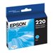 Epson 220 With Sensor - cyan - original - ink cartridge