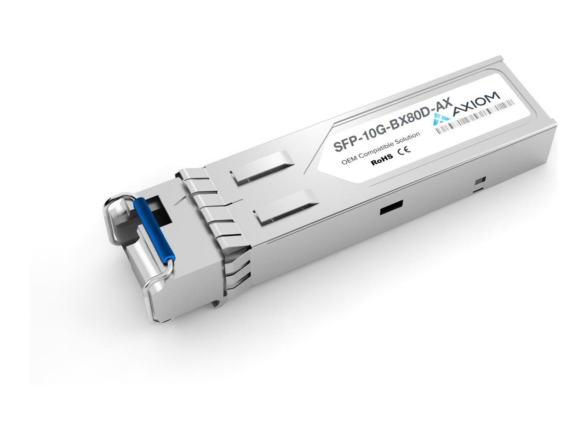 Axiom - SFP+ transceiver module (equivalent to: Cisco SFP-10G-BX80D ...