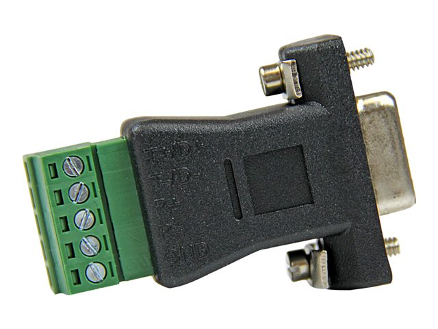 StarTech.com RS422 RS485 Serial DB9 to Terminal Block Adapter - Serial ...