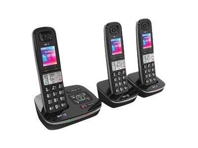 BT 8500 Advanced Call Blocker Trio - cordless phone - answering system ...