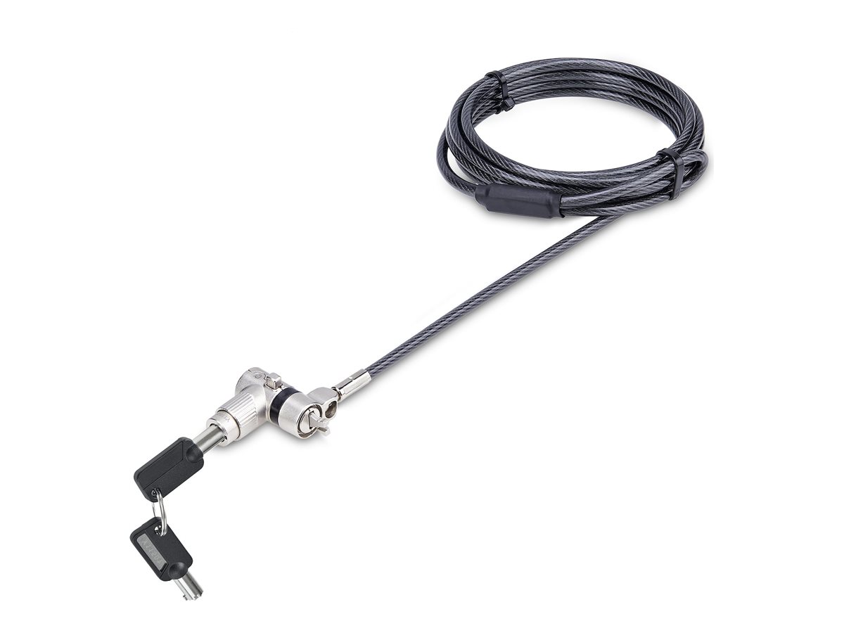 StarTech.com 25-Pack Universal Laptop Lock 6.6ft, Keyed Alike Locking ...