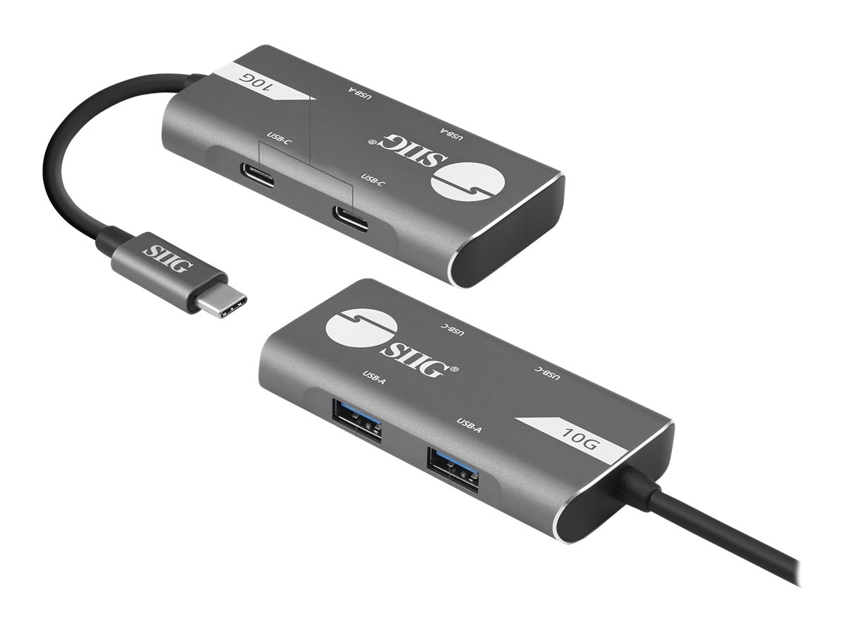 SIIG 4-Port USB 3.1 Gen 2 10G Hub | www.shidirect.com