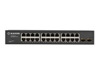 Black Box - switch - 26 ports - smart - rack-mountable