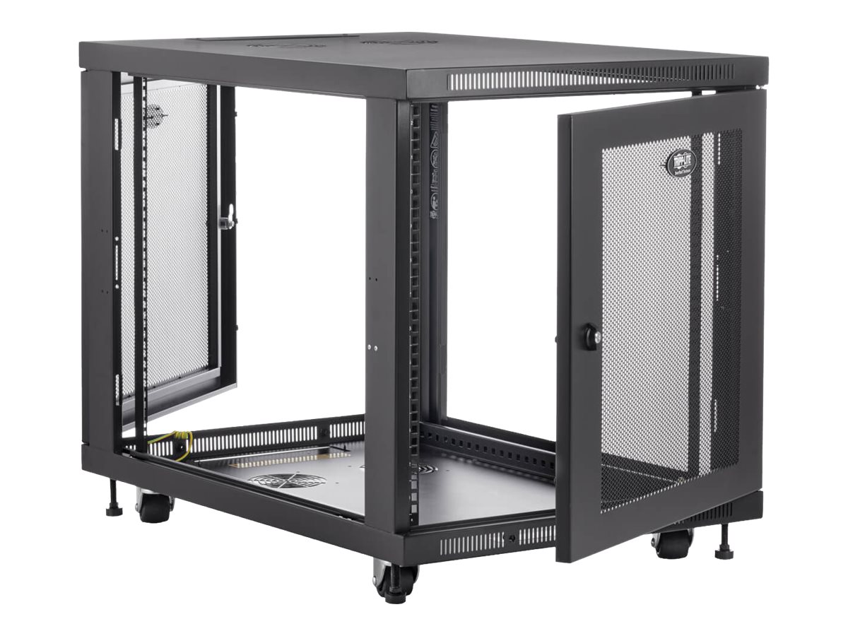 Tripp Lite 12U Rack Enclosure Server Cabinet Doors & Sides 300lb ...