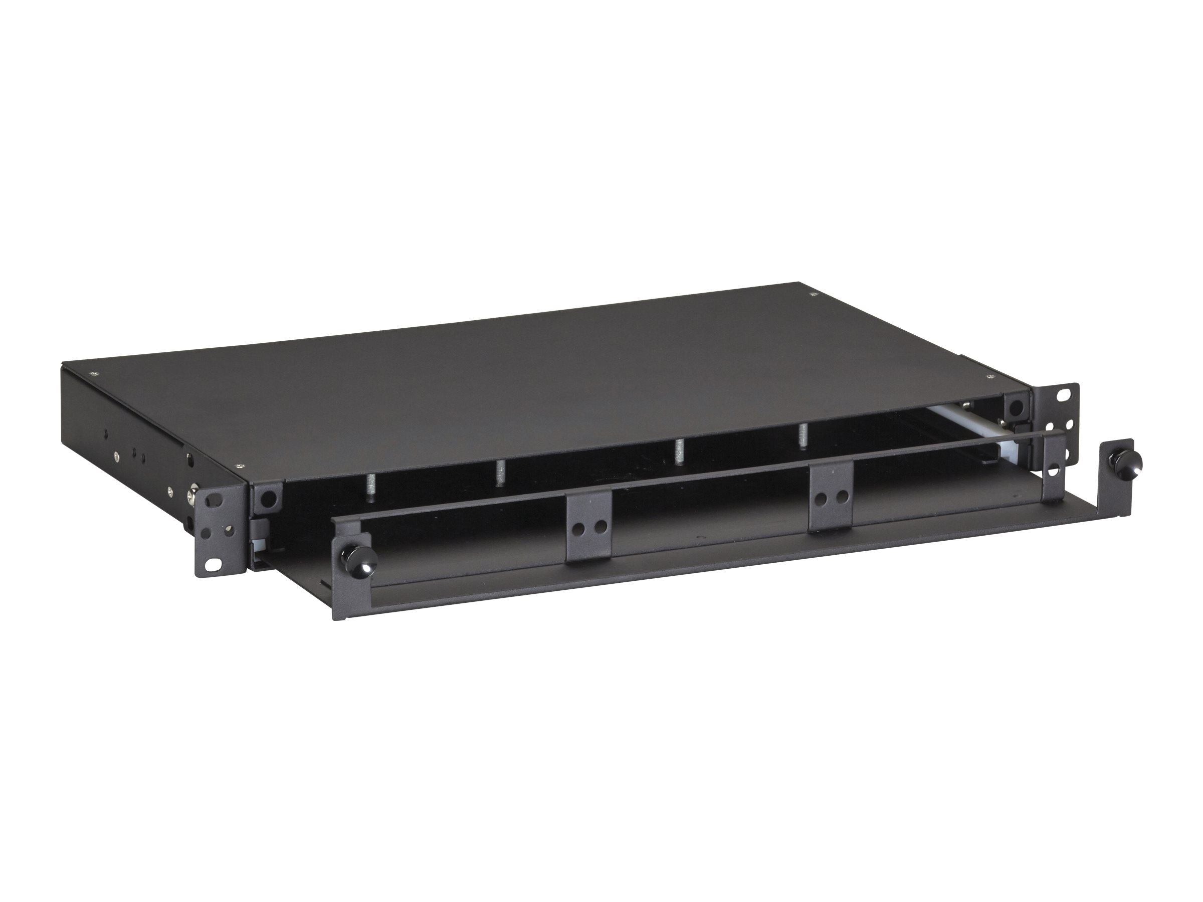 Black Box Rackmount Fiber Shelf with Pull-Out Tray | Overview, Specs ...