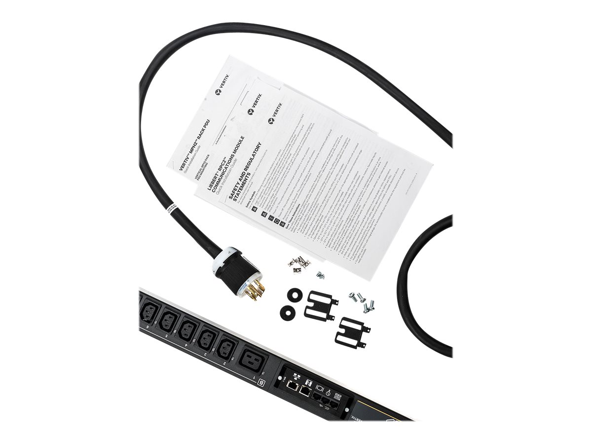 Liebert MPH2 Rack PDU Metered & Outlet Switched | www.shi.com