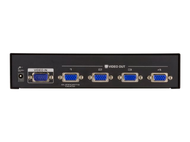 ATEN VanCryst VS134A - video splitter - 4 ports - VS134A-AT-E - Currys ...