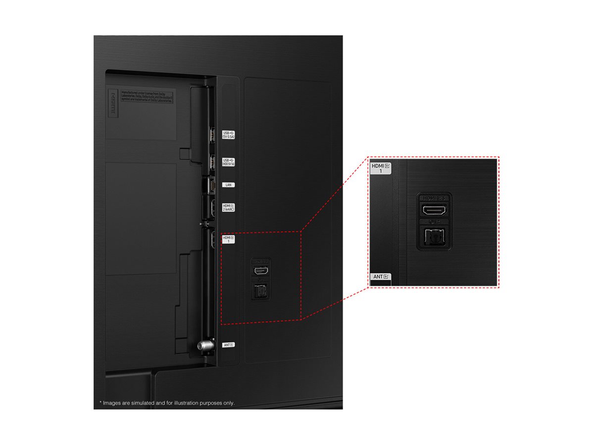 Samsung QN55Q60DAF - 55" Diagonal Class Q60D Series LED-backlit LCD TV ...