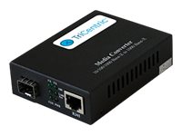 TriCentric - fiber media converter - 10Mb LAN, 100Mb LAN, GigE
