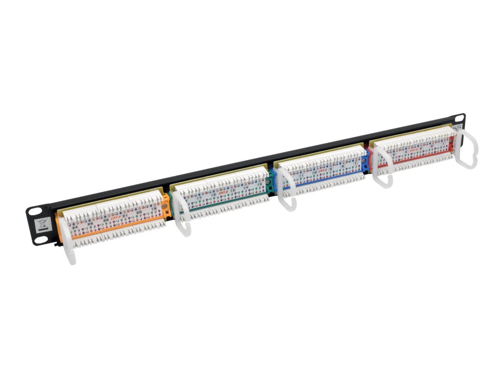 Tripp Lite 24-Port 1U Rack-Mount 110-Type Color-Coded Patch Panel RJ45 ...