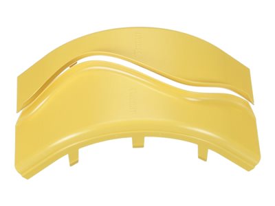 Panduit FiberRunner cable raceway fitting cover (vertical) - angled