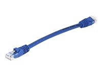 Monoprice patch cable - 6 in - blue