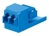 Panduit MINI-COM LC Sr./Sr. Fiber Optic Adapter Module - modular insert