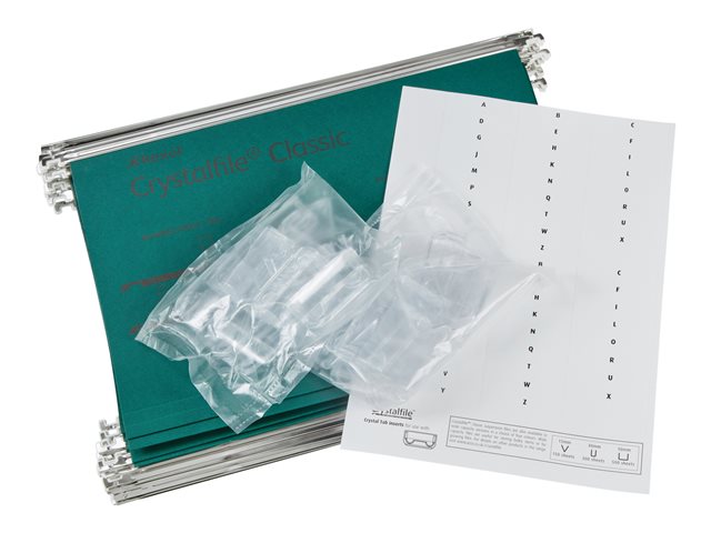 Rexel Crystalfile Classic - hanging file - for A4, Folio - capacity ...