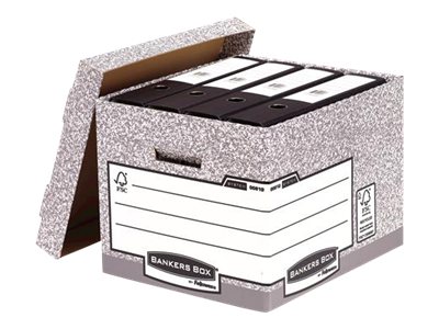 R-Kive System - storage box - for A4, Folio - grey, white - 00810-FF ...