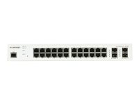Fortinet FortiSwitch 224E - switch - 24 ports - managed - rack-mountable