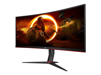 AOC Gaming CU34G2X/BK - LED-skjerm - kurvet - 34 (CU34G2X/BK for ...