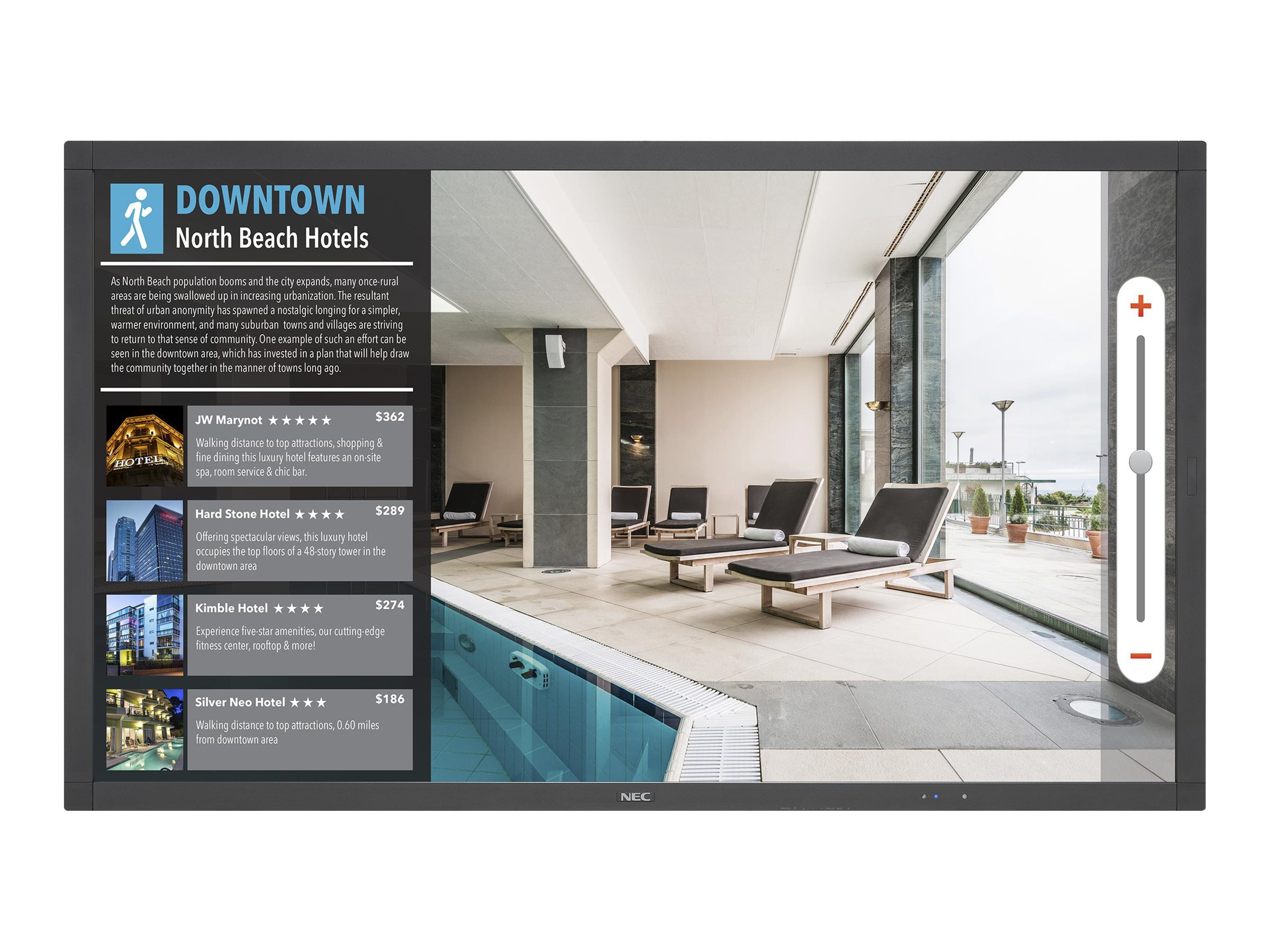 NEC V404-T - 40" Diagonal Class (40" viewable) | Overview, Specs ...