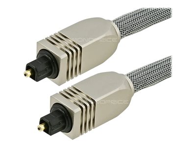 Monoprice Premium digital audio cable (optical) - SPDIF - 50 ft