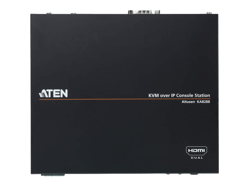 ATEN Dual HDMI KVM over IP Console Station - rallonge écran-clavier ...