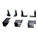 APC rack ceiling panel rail mounting brackets