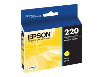 Epson 220 With Sensor - yellow - original - ink cartridge
