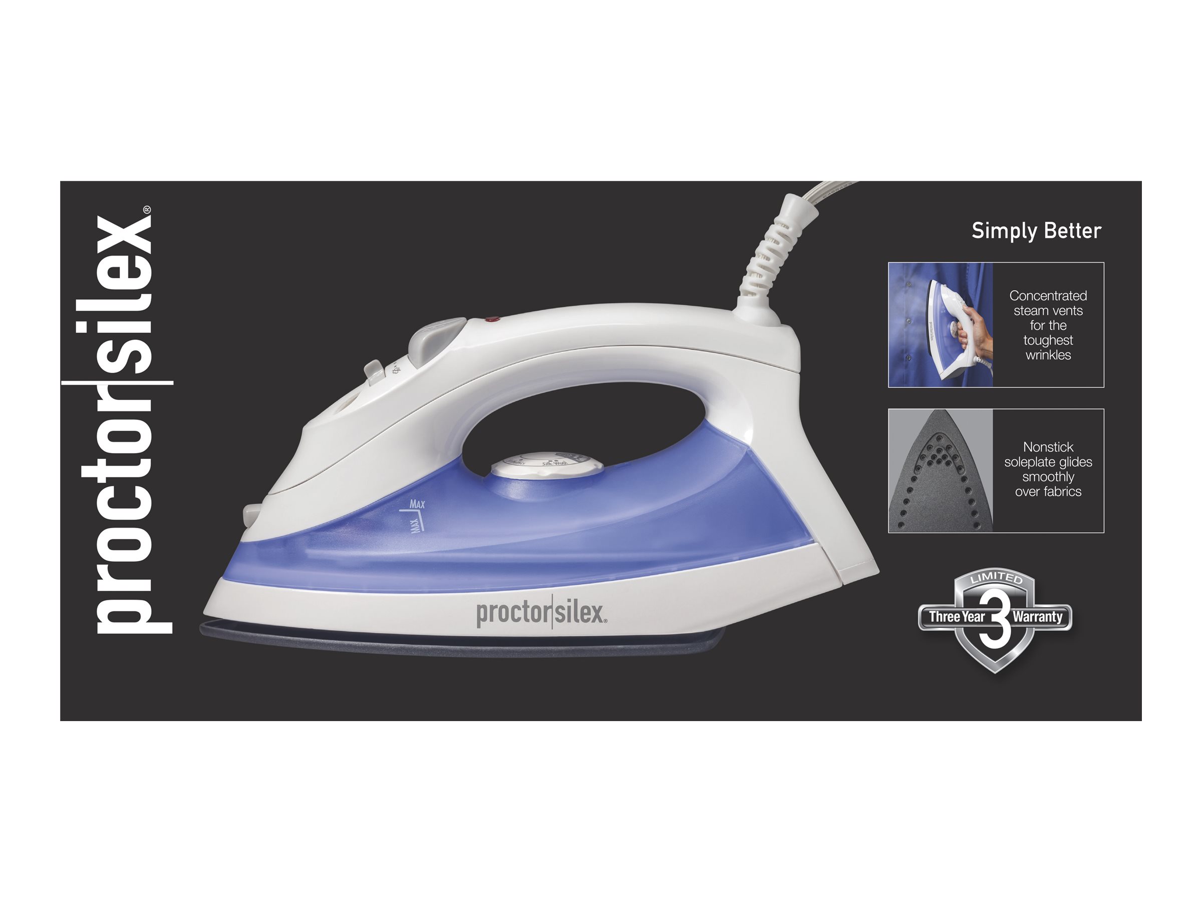 Proctor Silex Steam Iron - 17201PS