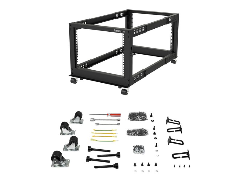 StarTech.com Rack Serveur Mobile 8U à 4 Montants, 19" (4POSTRACK8U)
