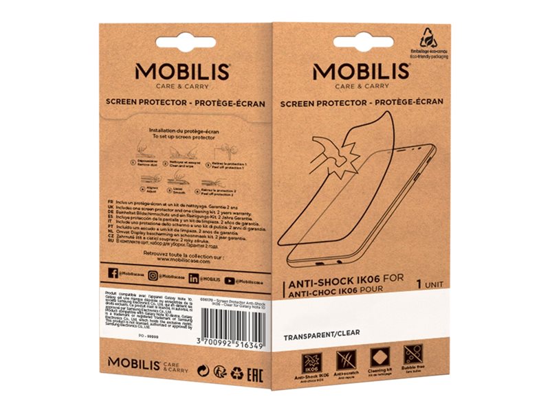 Mobilis Anti-Shock IK06 - protection d'écran pour téléphone portable ...
