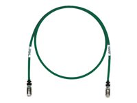 Panduit TX6A 10Gig patch cable - 1.6 ft - green