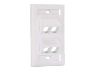Panduit NetKey Flush Mount Screw-On Faceplates with Labeling | www ...