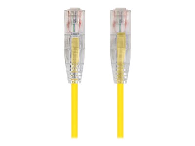 Monoprice SlimRun patch cable - 3 ft - yellow
