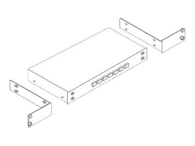 19-INCH RACK ADAPTER FOR MOUNTING 1 DESKTOP MODEL INTO A 1U RACK SPACE ...