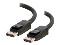 C2G 6ft DisplayPort Cable with Latches - 8K Ultra HD - DisplayPort Male ...