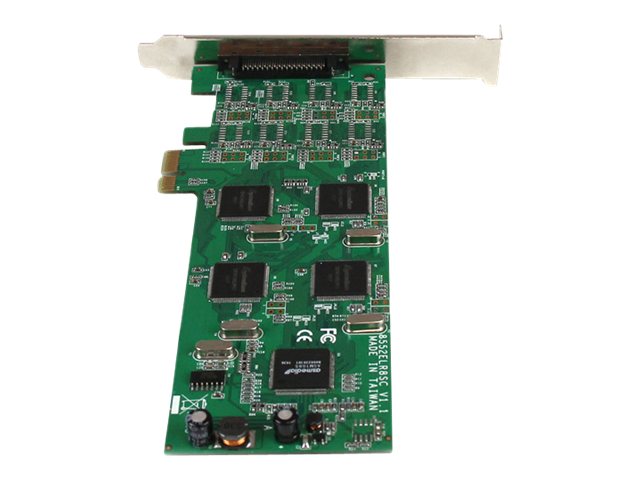 Startech 8 Port Low Profile PCI Express RS232 Serial Card w/161050 UART ...