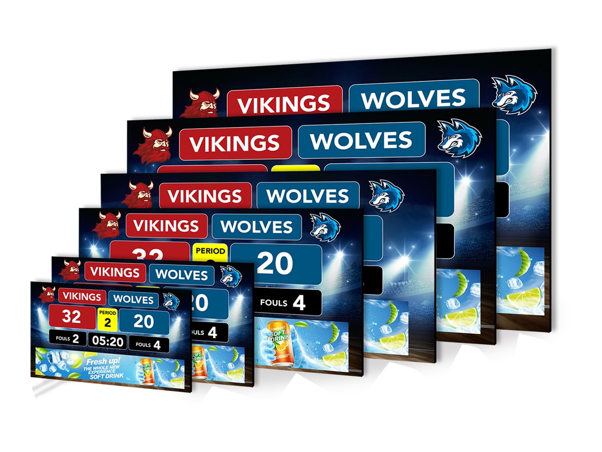 Planar SBI-12x7 - Scoreboard Complete Series LED video wall | Overview ...