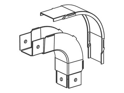 Panduit Fiber-Duct - Cable raceway outside corner | www.shi.com