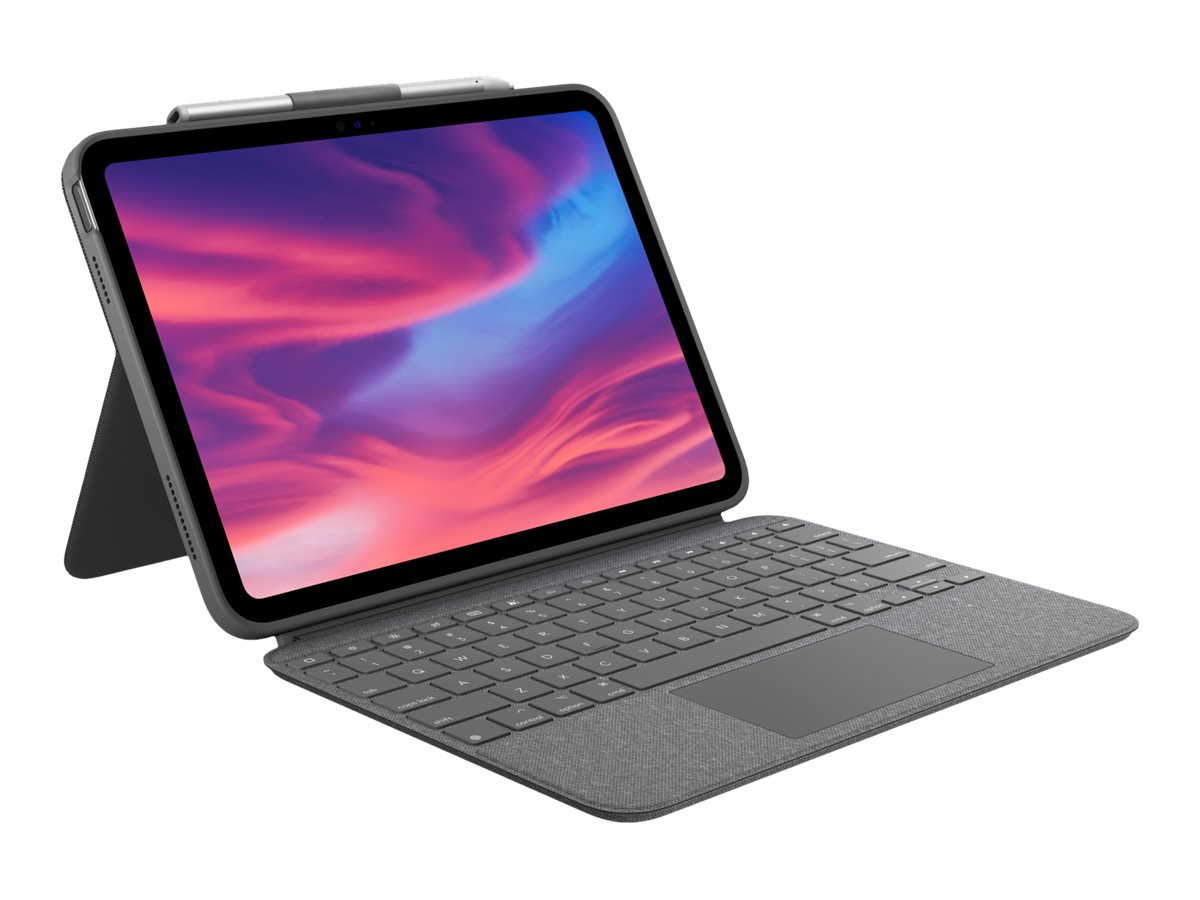 Buy Logitech Combo Touch, keyboard and folio case, with trackpad ...