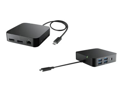 eSTUFF Dual 2K mini Dock - Docking station - USB-C - 2 x DP - 1GbE ...