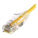 UNC Group Clearfit Slim patch cable - 1 ft - yellow