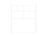 Zebra 8000D Lab - labels - 2000 label(s) - 4 in x 4.5 in - MTO