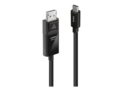 Lindy - video adapter cable - 24 pin USB-C to DisplayPort - 1 m