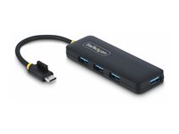 StarTech.com 4-Port USB-C Hub - 5Gbps - USB-C to 4x USB-A - Bus Powered - Small Travel Mini Hub