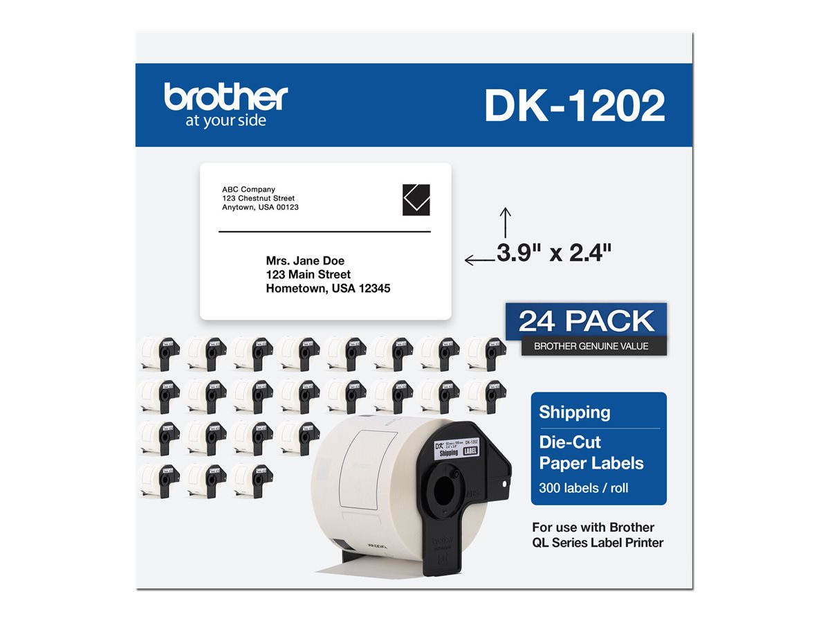 Brother DK-1202 - White | Overview, Specs, Details | SHI