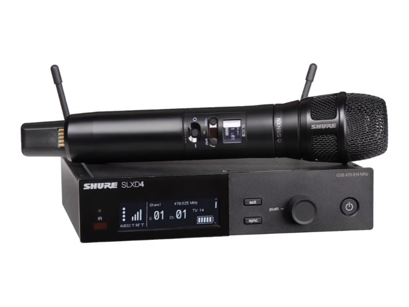Shure SLX-D Wireless System SLXD24/N8SB | Overview, Specs, Details | SHI