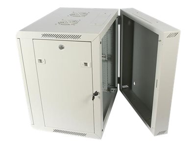 12u 19in Hinged Wall Mount Server Rack Cabinet | Cabinets Matttroy