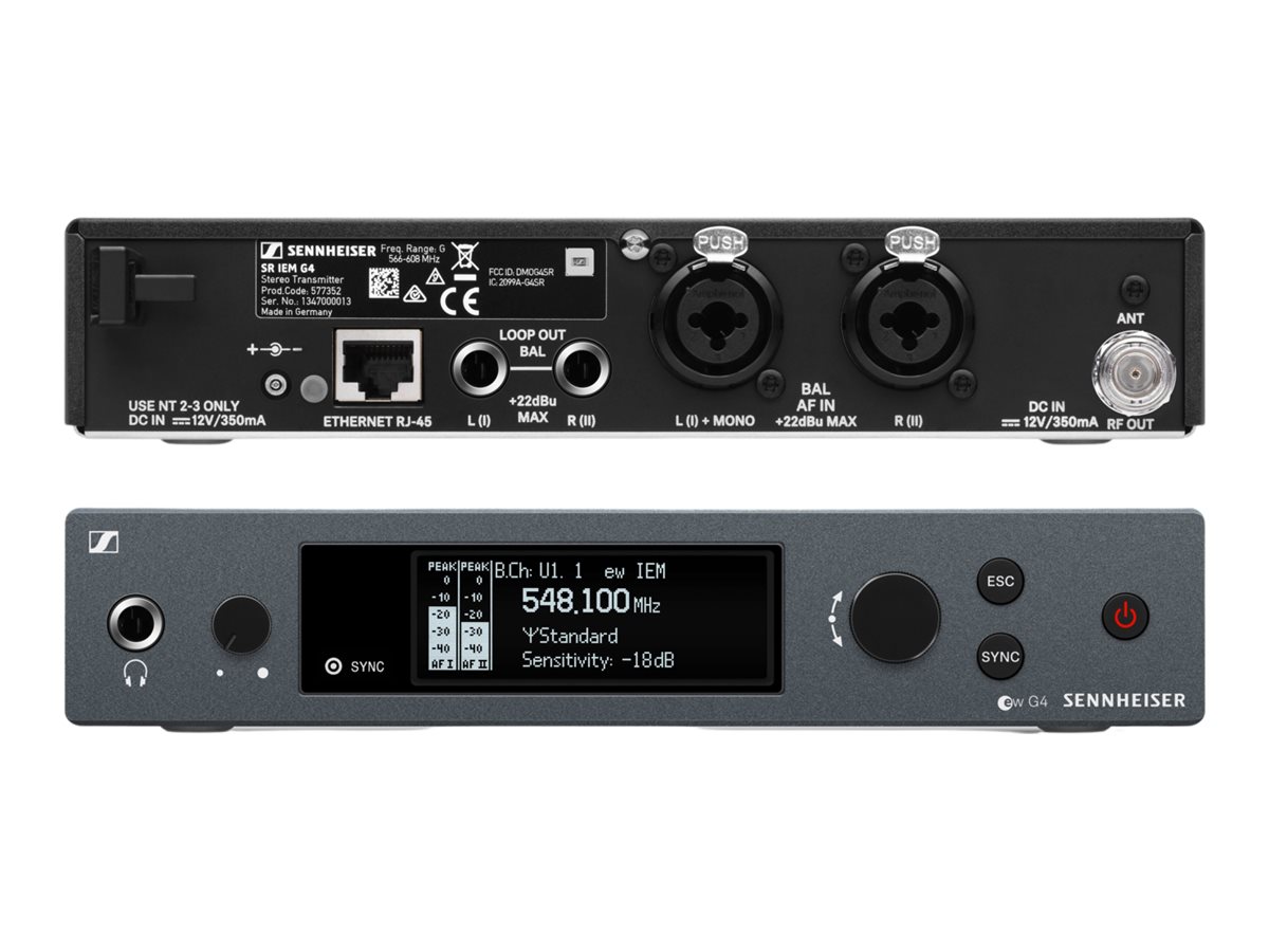 Sennheiser evolution wireless G4 SR IEM G4-A | www.shi.com