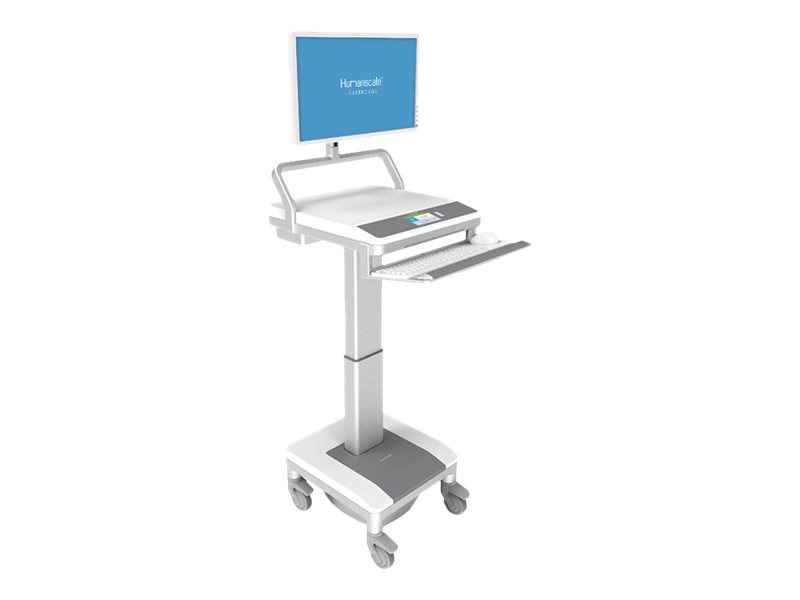 Humanscale TouchPoint T7 Elora Powered with LED Light PC Gantry and PC ...