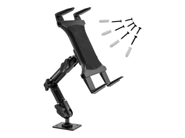 Compulocks Universal Tablet Holder with 8" Heavy-Duty Multi-Angle Drill-Base Mounting Pedestal ...